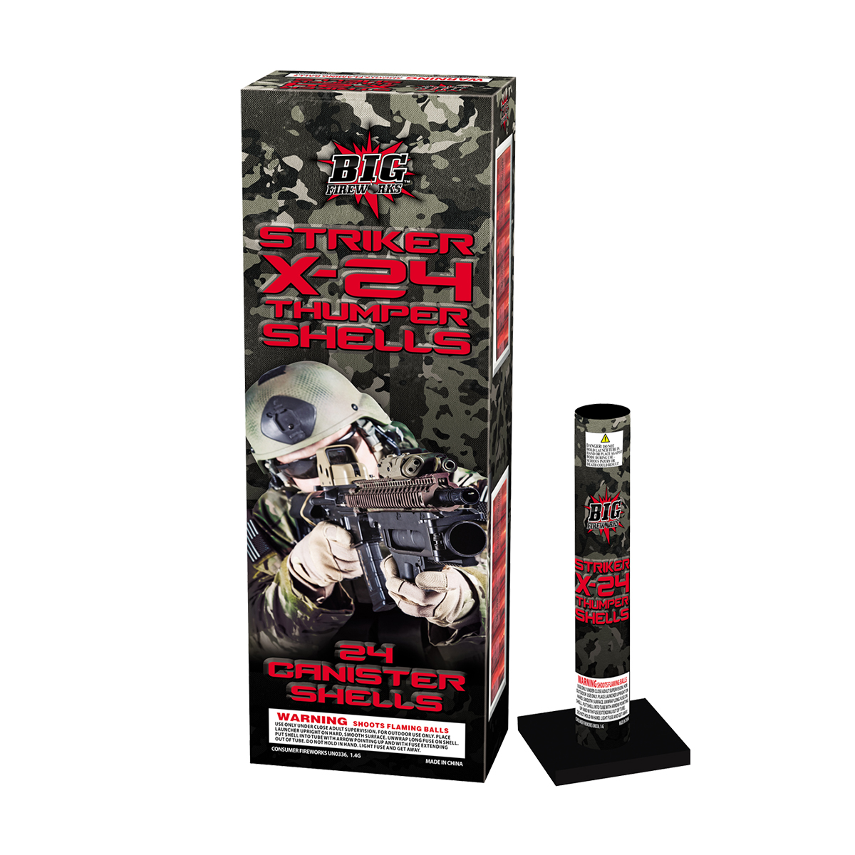 Striker X- 24 thumper - patriotfireworks.com